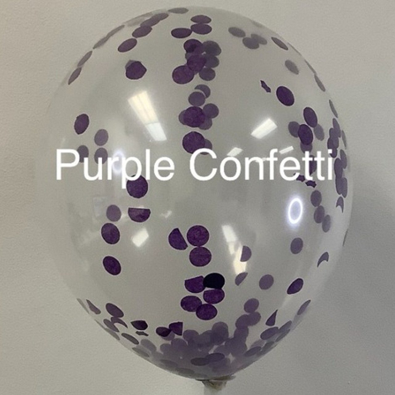 Purple Paper Confetti Balloons | Unpopped™